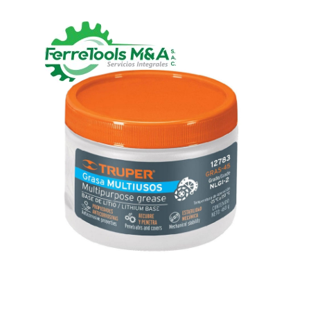 GRASA LUBRICANTE MULTIUSOS DE LITIO 450g 12783